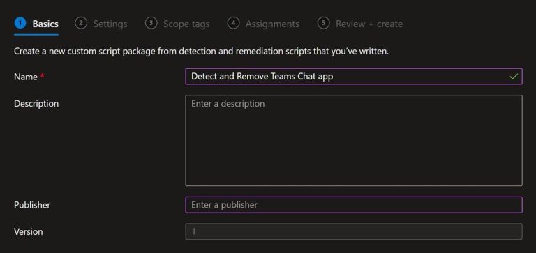 Uninstall Teams Chat App Using Remediation Script And A Configuration Profile In Intune